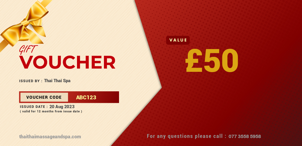 Purchase Voucher - Thai Thai Spa